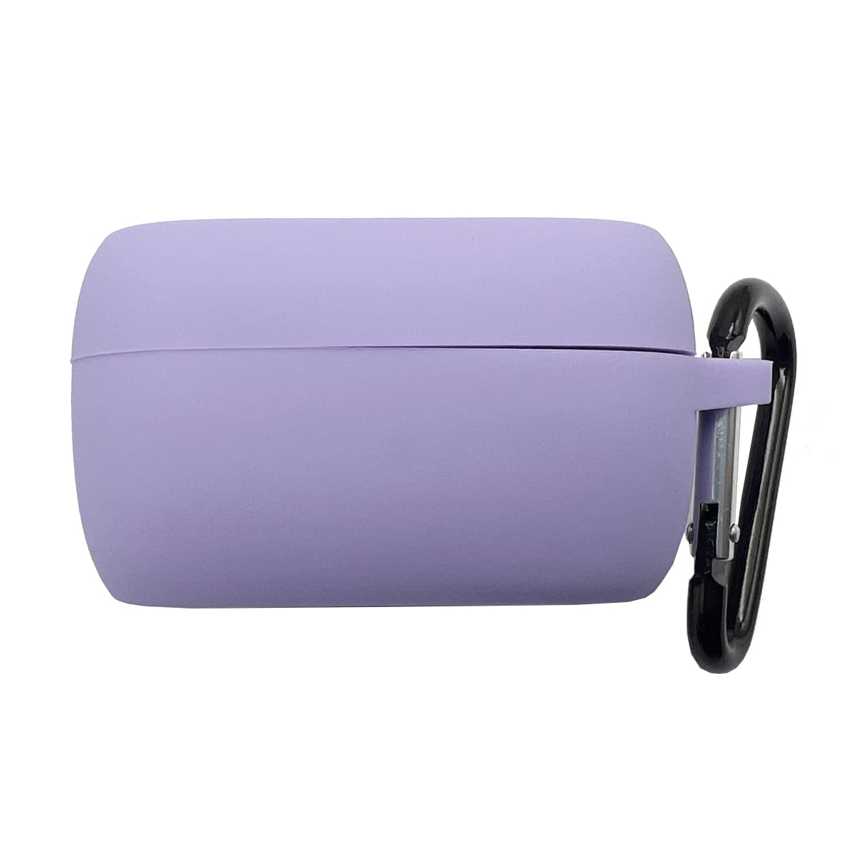 Silicone Carrying Case Compatible with Jabra Elite 3,Seadream 2Pack Portable Silicone Scratch Shock-Absorbing Protective Cover Skin with Carabiner (Pink+Purple)