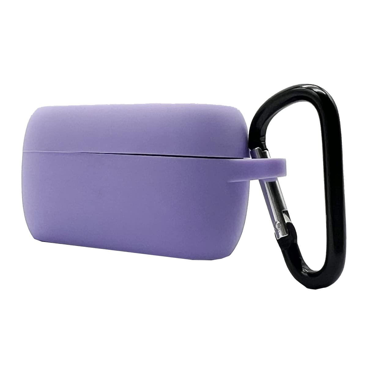 Silicone Carrying Case Compatible with Jabra Elite 3,Seadream 2Pack Portable Silicone Scratch Shock-Absorbing Protective Cover Skin with Carabiner (Pink+Purple)