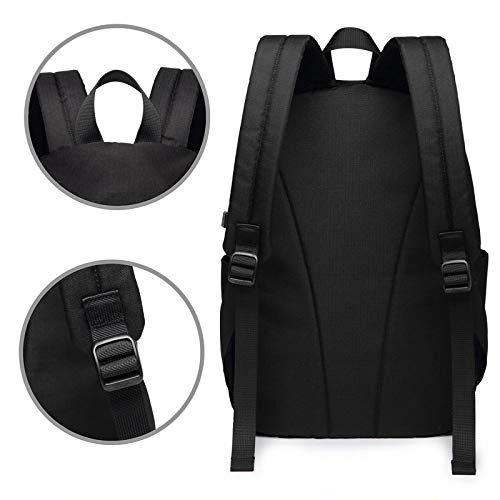 DaniBrant YNW Melly 17 in Backpack USB Charger Bookbag Laptop Bag Bookbag Unisex Student Adult Classic Fashion Backpack