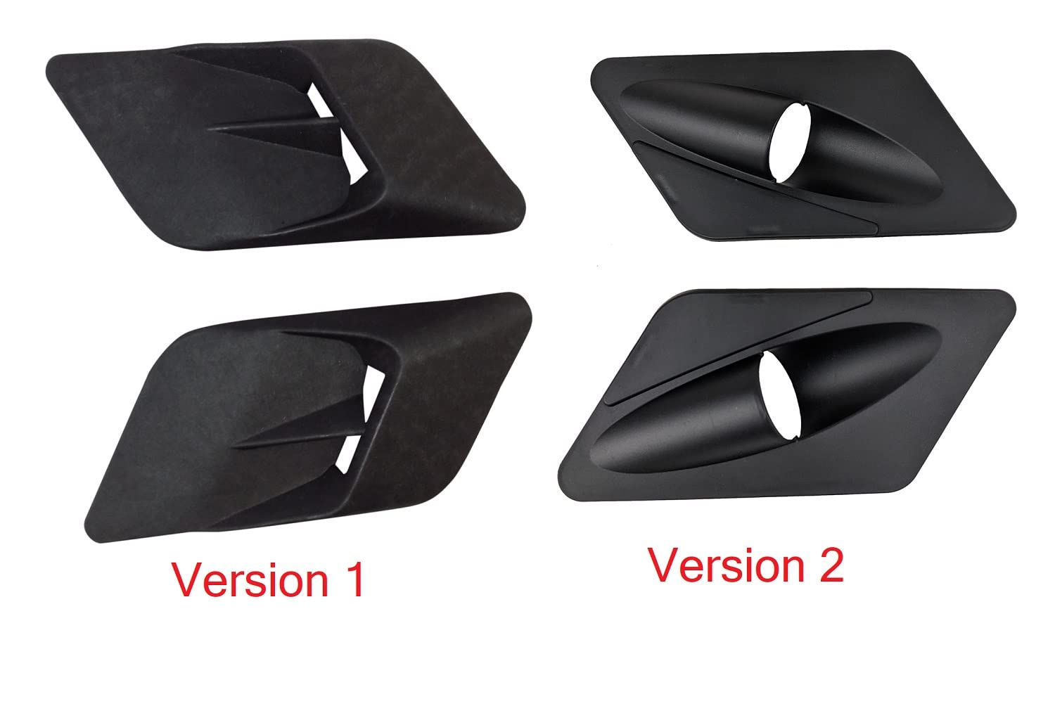 Black Body Plastic Front Side Fender Vent For Taotao Hawk Boulder Vitacci IceBear RPS TrailMaster 110B 50cc 70cc 90cc 110cc Quad ATV (Version 2)