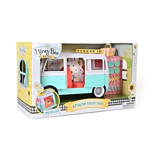 Sunny Days Entertainment Honey Bee Acres Around Town Van - 14 Accessory Pieces