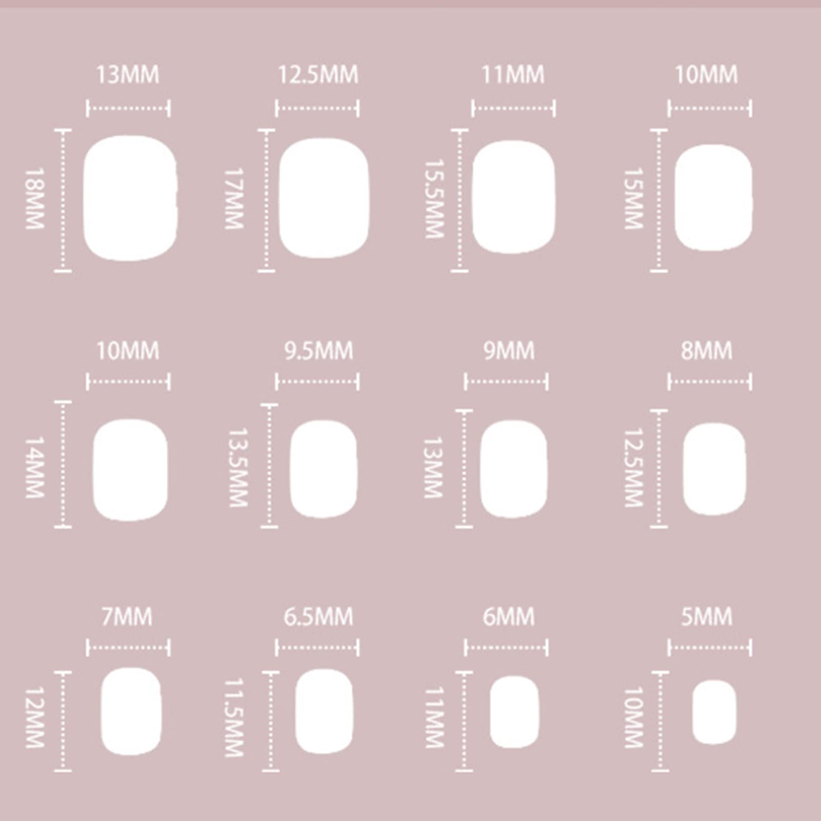 QINGGE Pink Press on Nails Short Length Square Fake Nails with Green Gold Stripe Design Fashion Stick on Nails Glue on Nails Glossy Acrylic Nails False Nails for Women 24Pcs