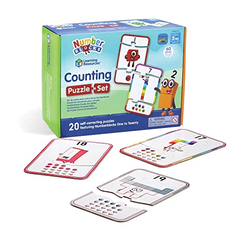 Learning Resources HM95401-UK Numberblocks Counting Puzzle Set, One Size