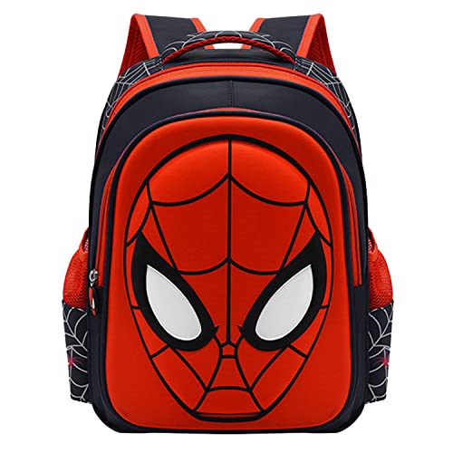 LYQXZH Toddler School Backpack 3D Comic Elementary Student Schoolbag Waterproof Lightweight Kids Bookbags for Boys Girls