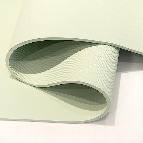 KS Premium Yoga Mat - TPE Material, Excellent Resilience, Non Slip, 72β x 24β Extra Thick 0.4"(10 mm) with Carrying Strap