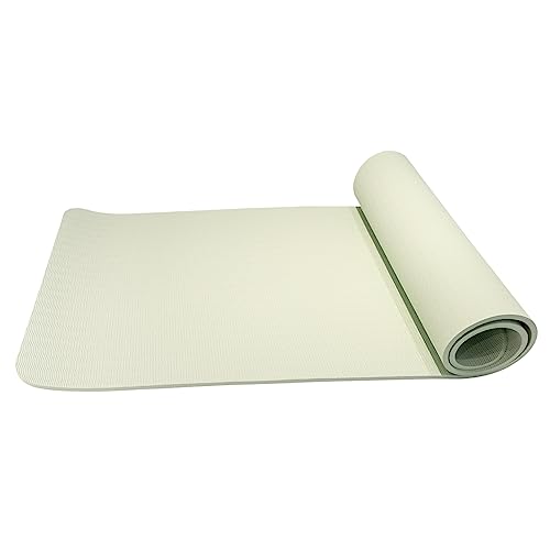 KS Premium Yoga Mat - TPE Material, Excellent Resilience, Non Slip, 72β x 24β Extra Thick 0.4"(10 mm) with Carrying Strap