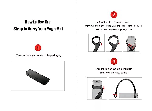 KS Premium Yoga Mat - TPE Material, Excellent Resilience, Non Slip, 72β x 24β Extra Thick 0.4"(10 mm) with Carrying Strap