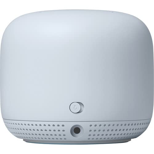 Nest WiFi Router Snow with 1 Access Point Mist - Mesh Router for Wireless Internet - Wi-Fi Extender with Smart Speaker - Works with Nest WiFi and Google WiFi Home Wi-Fi Systems (Renewed)
