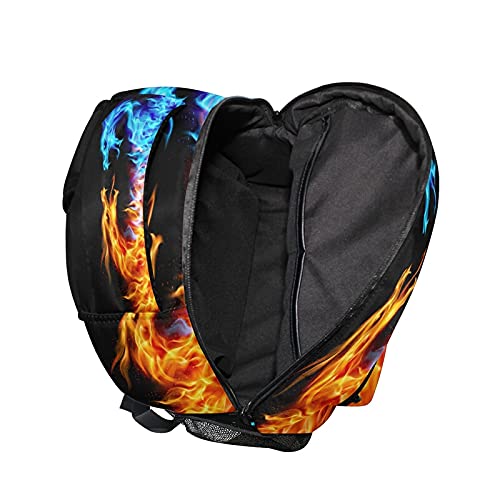 Abstract Cool Dragon Fire Backpacks For Kids School Backpack Shoulder Bag Bookbag Big For Boys Girls Student Elementary