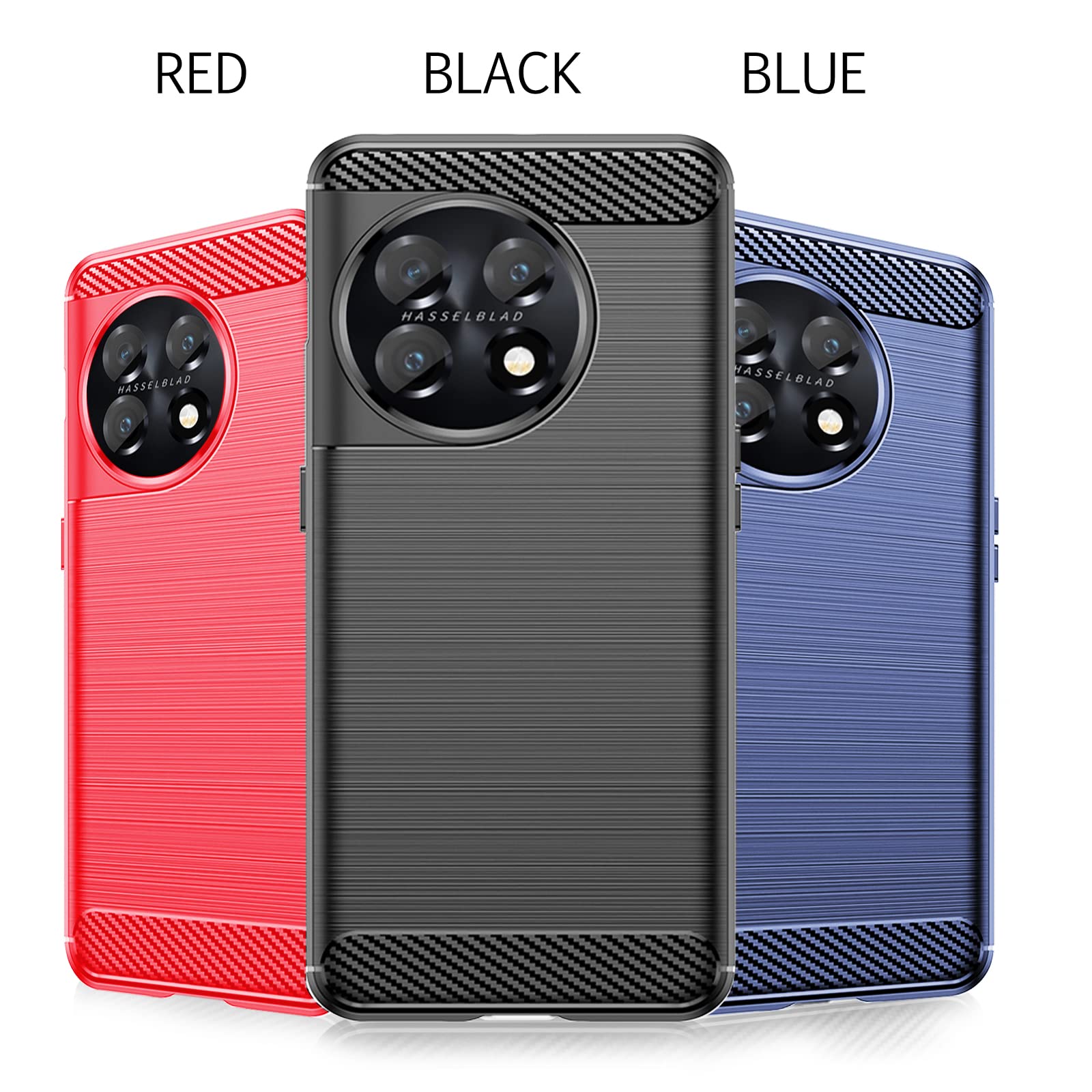 Sucnakp for OnePlus 11 Case OnePlus 11 5G Case with 2* Screen Protector TPU Shock Absorption Technology Raised Bezels Protective for One Plus 11(TPU Black)