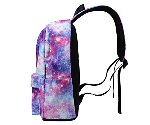 JIANLINST Backpack for Girls Teen Lightweight School Laptop Backpacks Bookbags for School College Student Pink-Blue