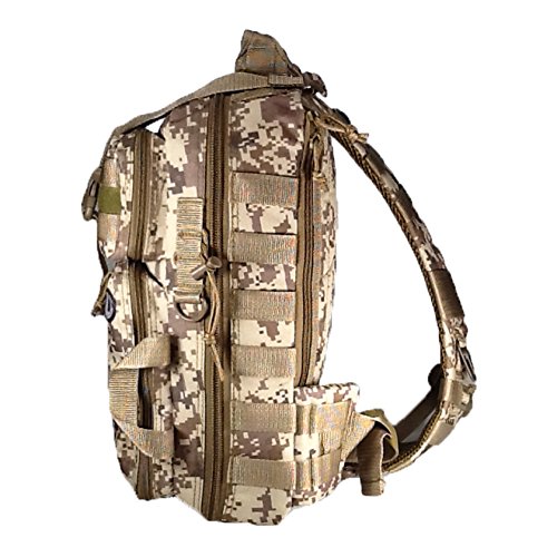 Nexpak 18" 1200cu. in. Tactical Sling Shoulder Hiking Backpack TL318 DMTAN Digital Camouflage