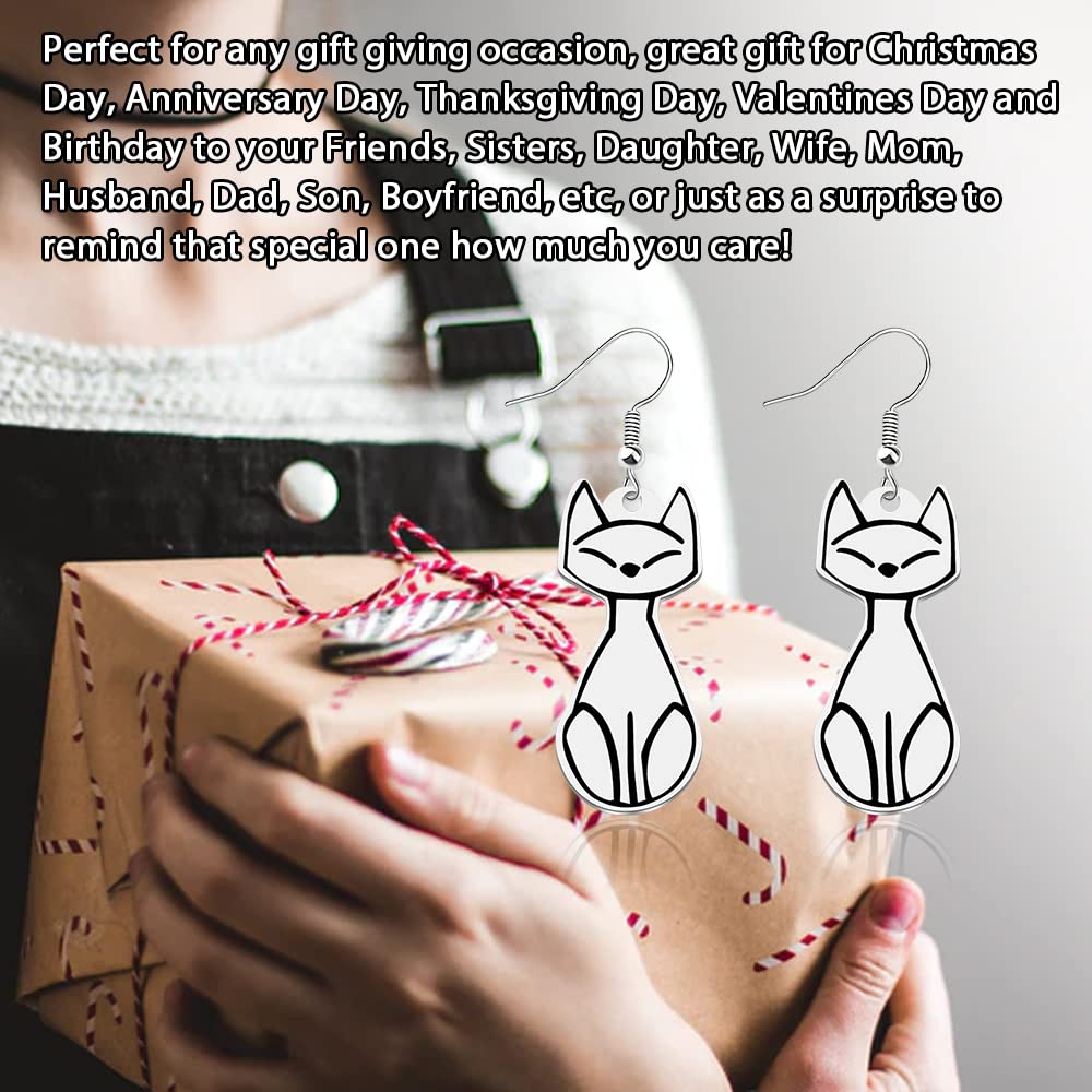 The Owl Home Palisman Earring The Owl Home Movie Fans Gift Cat Earring (Owl home Cat Earring)