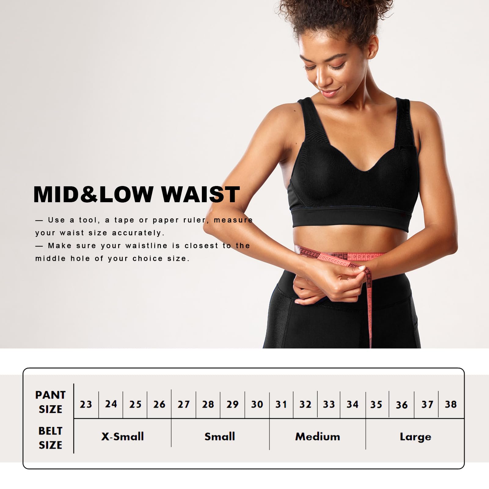 HOTWILL Women Skinny Belts for Dress Thin Waist Belt with Gold Buckle Adjustable Slim Belts 0.78" Width Black Small