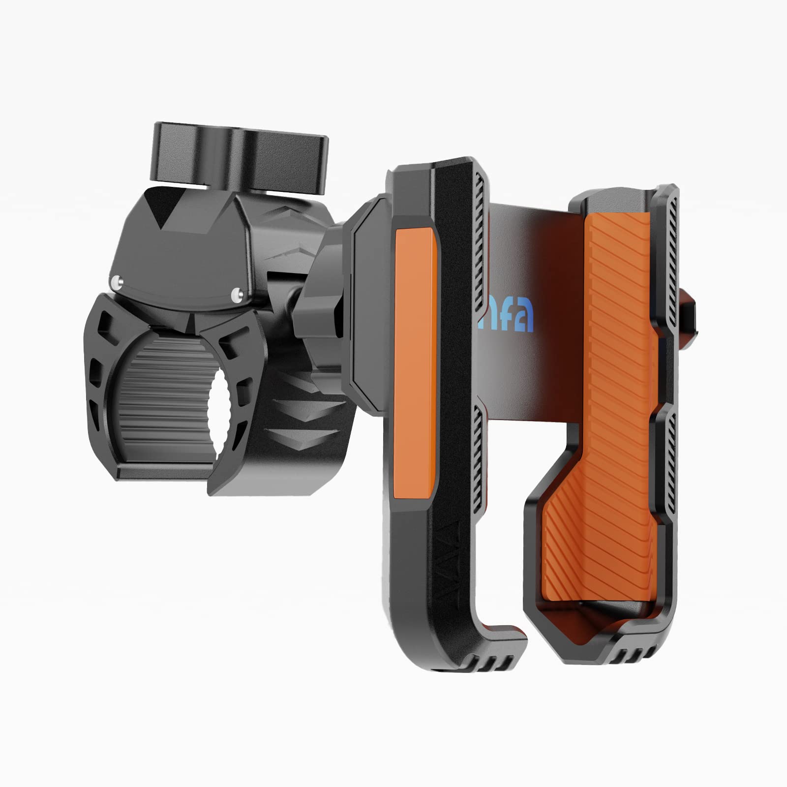 visnfa Upgraded Bike Phone Mount Holder,[1S Quick Release][Camera Friendly] Motorcycle Phone Mount,360°Rotatable,Suitable for Handlebar Diameter 0.866"-1.77" and More 4.5"-7.0" Smartphone