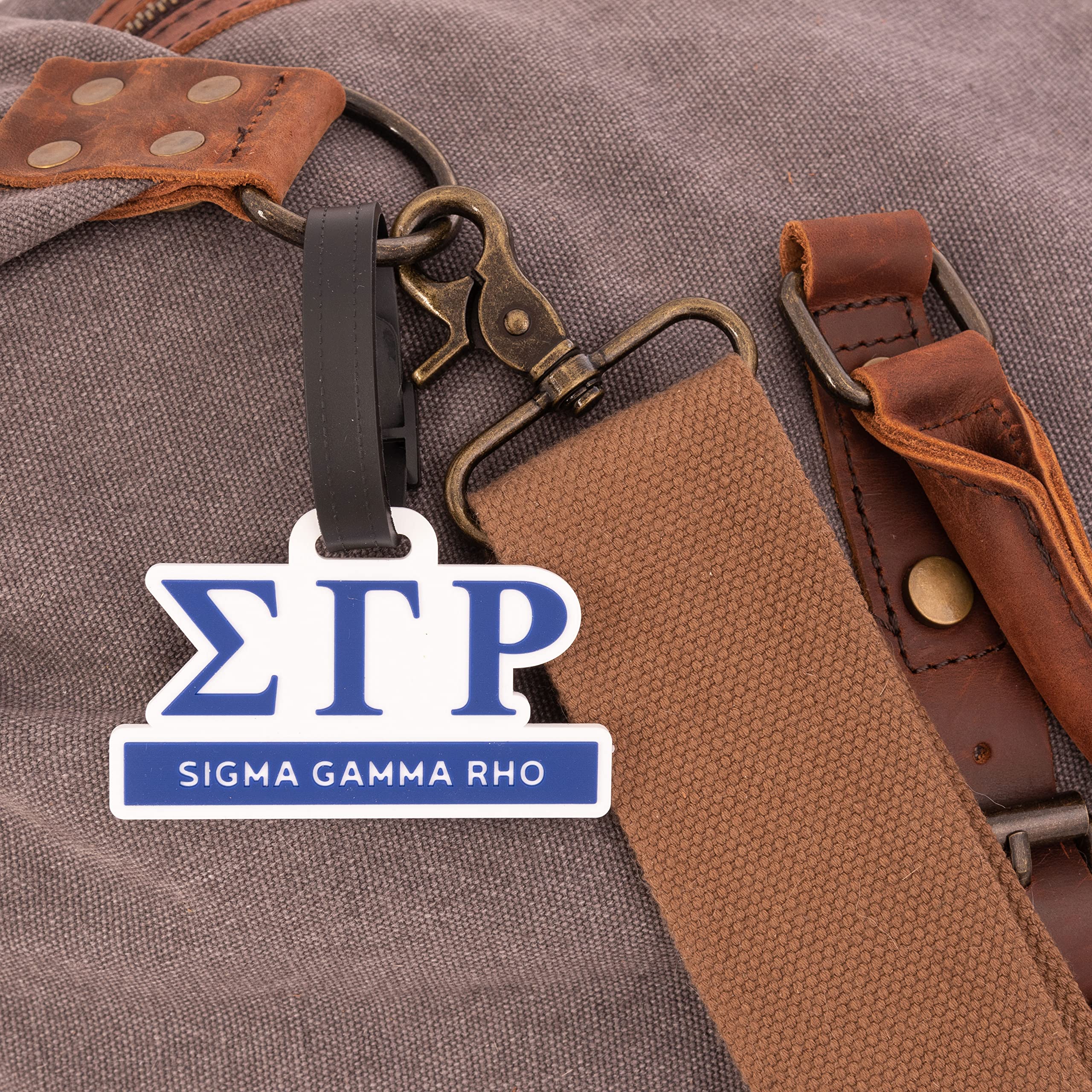 Desert Cactus Sigma Gamma Rho Luggage Tag Sorority Bag (PVC Luggage Tag - Letter Name)