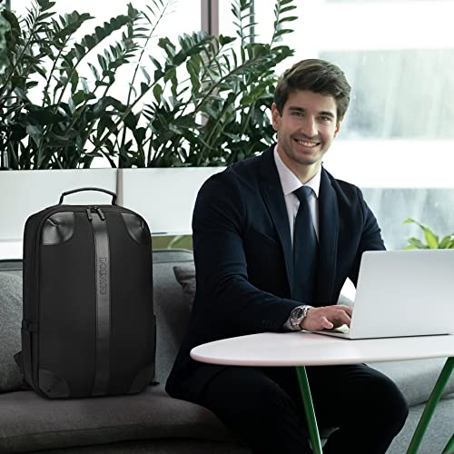 Laptop Backpack for Men, 17.3 Inch Business Work Laptop Backpacks Lightweight Slim Durable Water Resistant Women Backpack College School Bookbag Computer Backpack Black