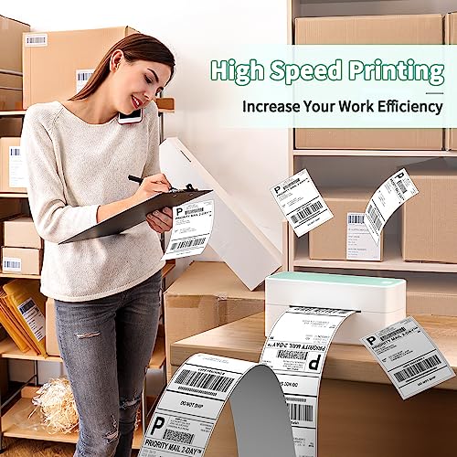 Phomemo Bluetooth Thermal Shipping Label Printer for Small Business, 241BT Wireless Thermal Label Printer for Shipping Packages, Compatible with iPhone, Android, Amazon, USPS