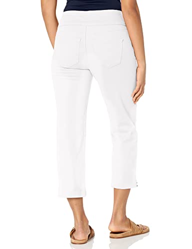 Gloria Vanderbilt Women's Amanda Pull on Capri, Vintage White, 4