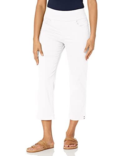 Gloria Vanderbilt Women's Amanda Pull on Capri, Vintage White, 4