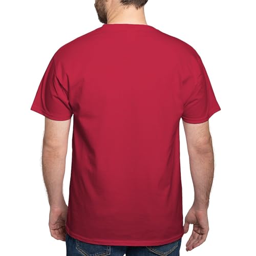 CafePress Lawn Bowls Evolution Dark T Shirt Men's Traditional Fit Dark Casual Tshirt Cardinal