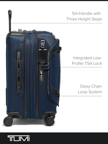 TUMI - Alpha Bravo Continental Front Lid Expandable 4 Wheeled Carry-On - Expandable Luggage - 21.8" X 16.0" X 9.0" - Navy