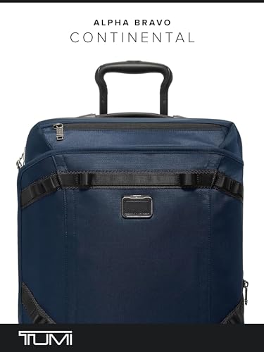 TUMI - Alpha Bravo Continental Front Lid Expandable 4 Wheeled Carry-On - Expandable Luggage - 21.8" X 16.0" X 9.0" - Navy