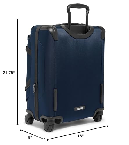 TUMI - Alpha Bravo Continental Front Lid Expandable 4 Wheeled Carry-On - Expandable Luggage - 21.8" X 16.0" X 9.0" - Navy
