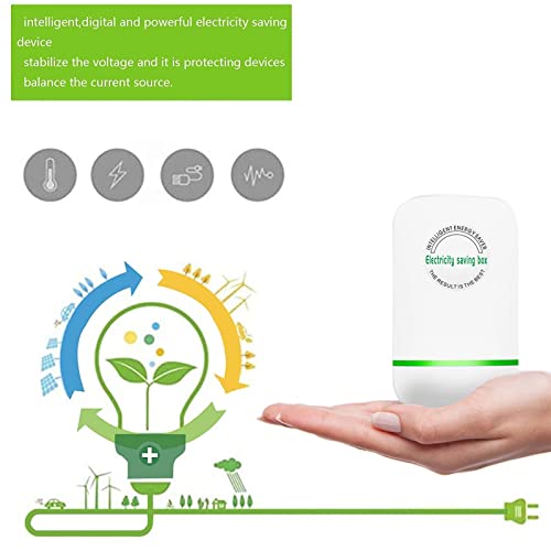Energy Saving Device, Pro Power Saver by, Electric Smart Plug, for Household Office Market Device Electric Smart US Plug 90V-250V 30KW Power Factor Savers (6 Pack)