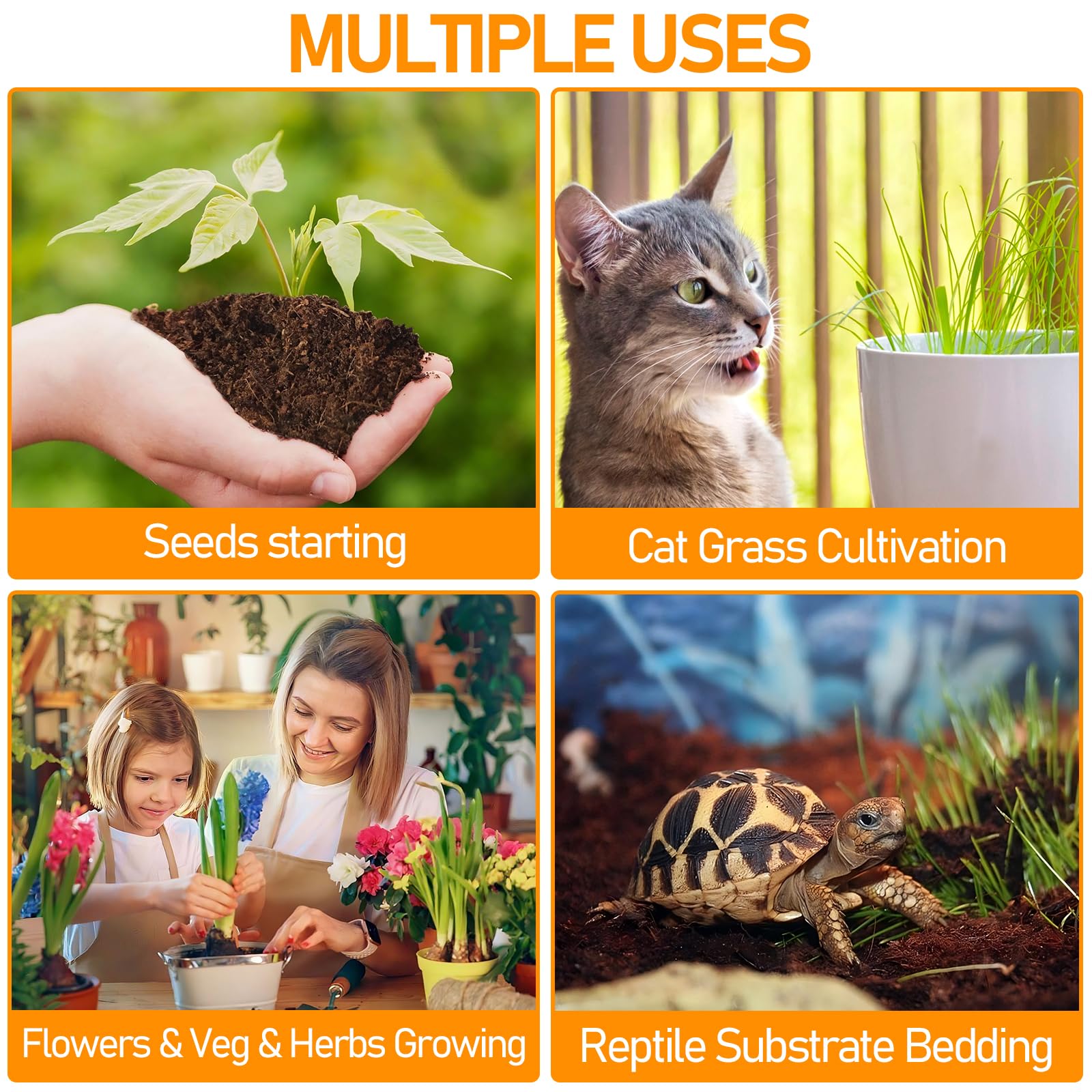 Legigo 50 Pcs 30mm Coco Coir Pellets Seed Starting Soil Mix- Compressed Coconut Coir Pellets Potting Soil Pods for Seedling, Coco Peat Soil Discs for Indoor & Outdoor Plants, Herb Vegetables Flowers