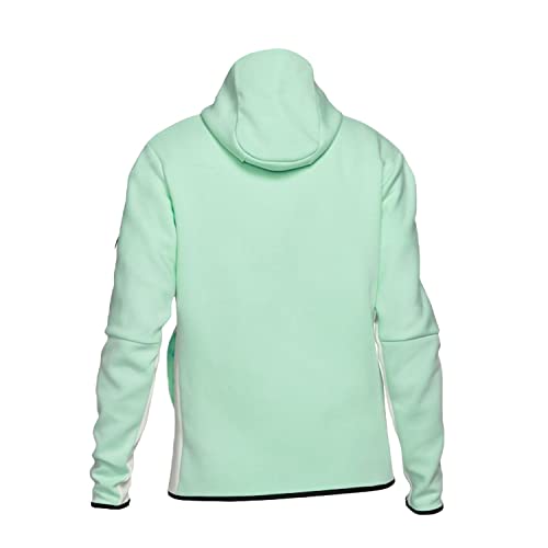 Nike Men's Sportswear Mint Foam/Sail/Black Tech Fleece Full-Zip Hoodie (CU4489 379) - M