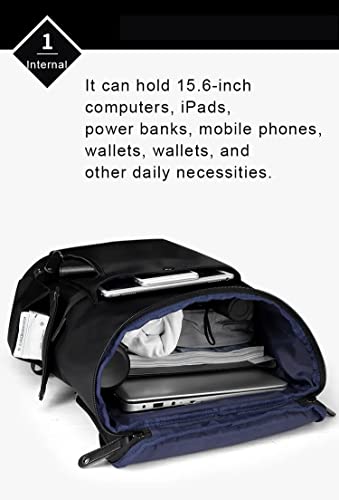 GOOTRAIL Laptop Backpack Anti-Theft Water Resistant 15.6 Inch Laptop Multiple Tablets and Notebook Business Traveler Fashion Casual College Student Unisex Computer Bag