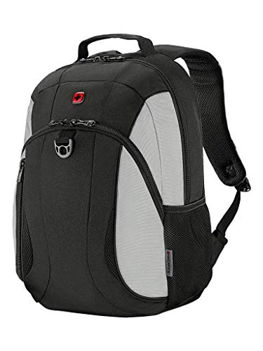 Wenger Mercury Backpack With 16" Laptop Pocket, Black-Gray