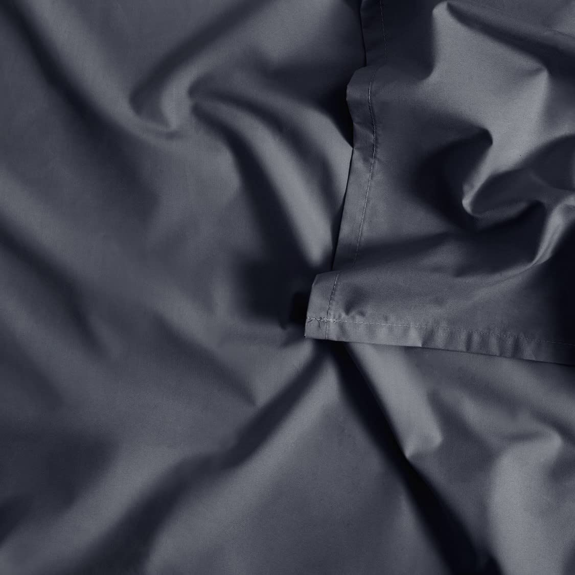Brooklinen Luxury Percale Core Sheet Set, Full Size in Graphite - Fitted Sheet, Flat Sheet, 2 Pillowcases | Best Sheets