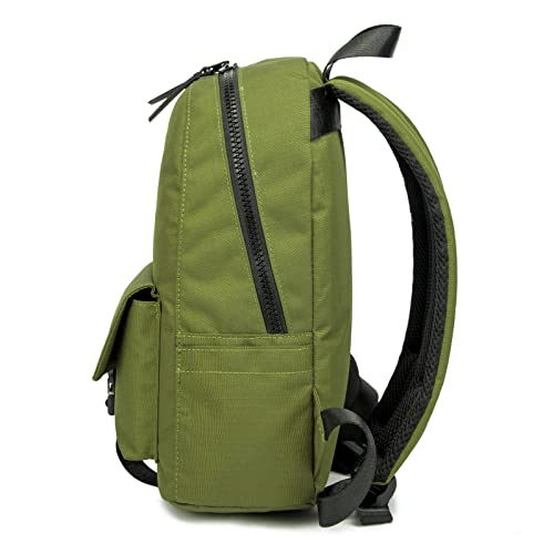 YOUTH PORT Lightweight Cute Mini Backpack Purse for Women Men Travel, Small College Backpack Simple Waterproof Laptop Backpack School Bookbag With 12β Laptop Pocket in Jungle