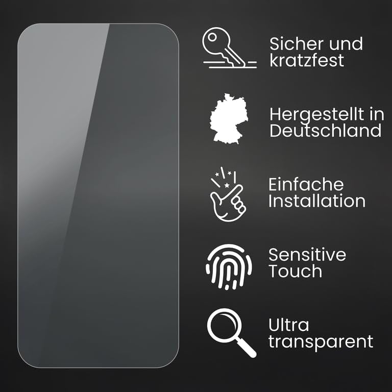 Bruni Screen Protector compatible with Emporia V20 Protector Film, crystal clear Protective Film (2X)