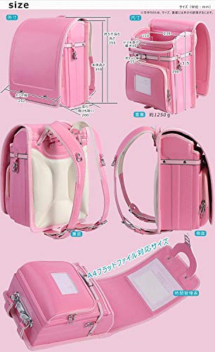 Ransel Randoseru Japanese schoolbag Backpacks Lightweight & Sturdy Japan Backpacks With One-touch Switch (RED)