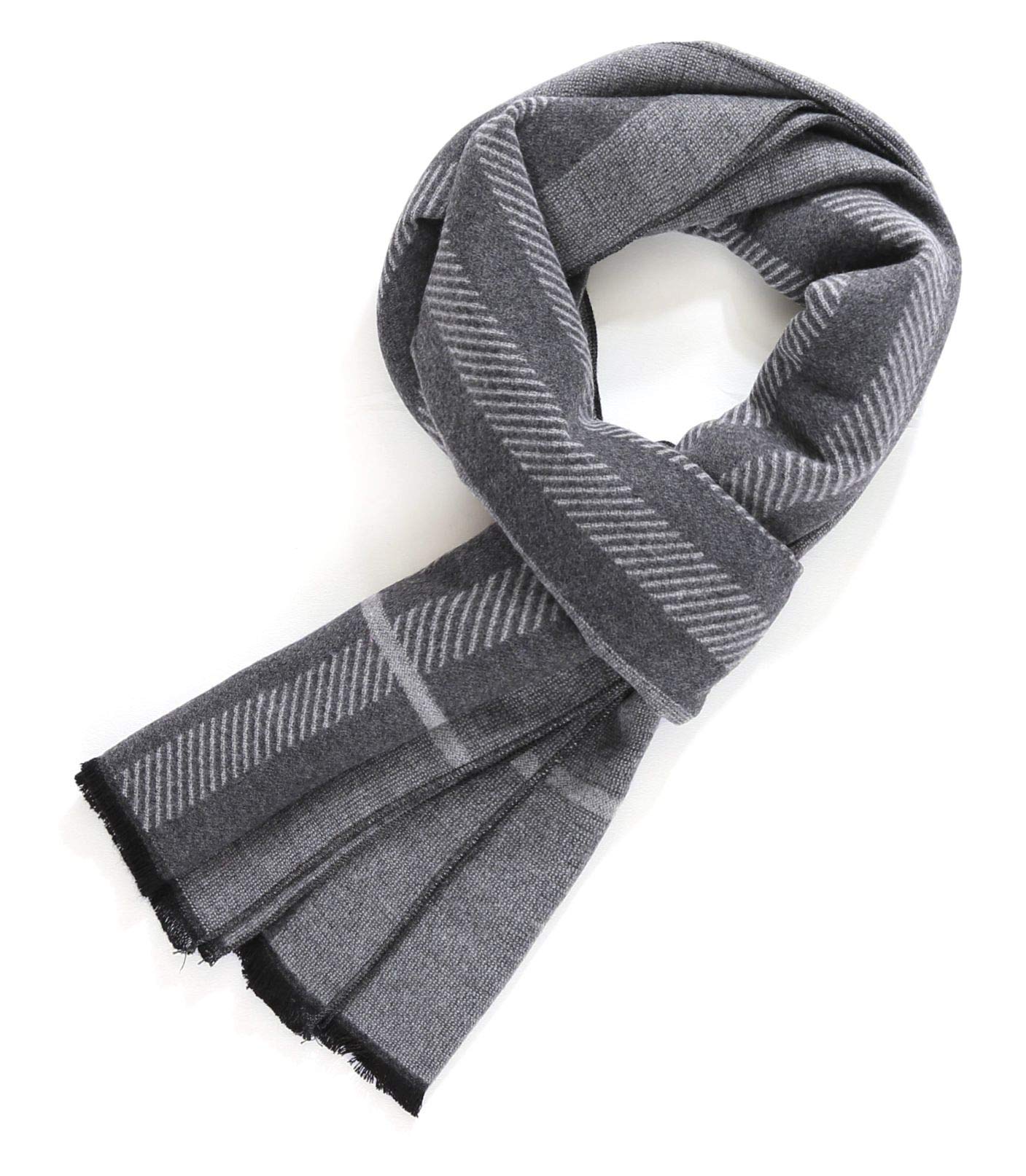 FULLRON Men Winter Scarf Soft Warm Long Cashmere Feel Scarves