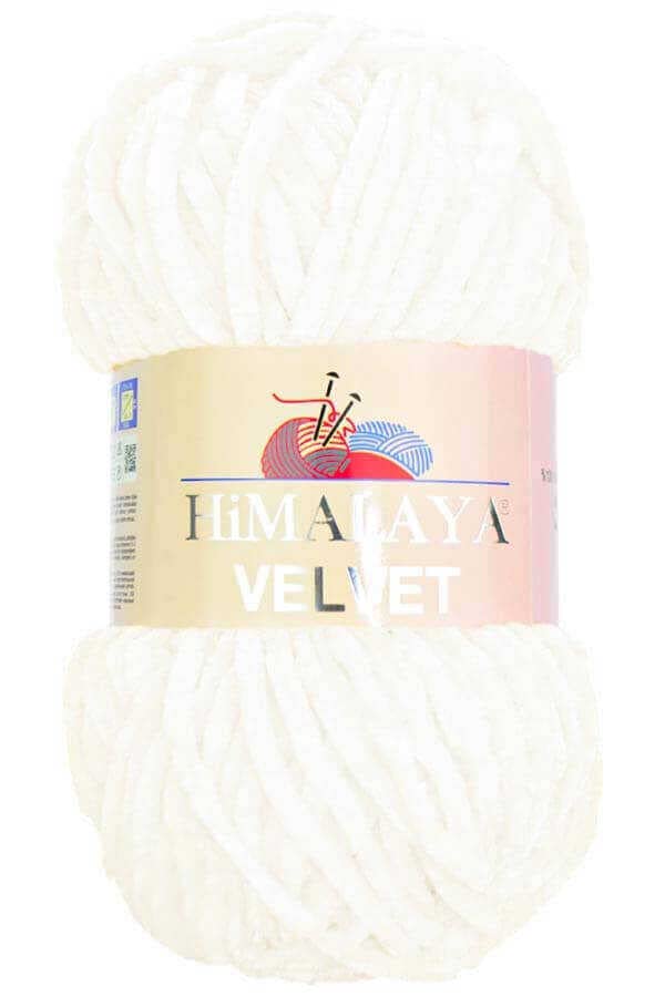Himalaya Velvet, Super Chunky Yarn, 100% Polyester, for Knitting Crochet, Chenille Knitting Yarn, Fluffy Yarn, Clothing, Baby Blankets 100 g, 131 Yards 1 Skein/Ball (90001)