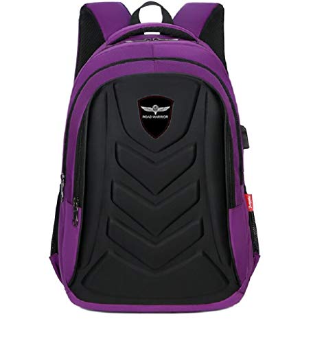 TIME WARRIOR Light Backpack for travel or hiking, School Backpack for multi use, 3 colors option (Purple and Black)