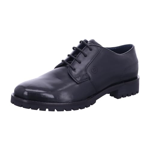bugatti Men's City Low lace-up Shoes, Black, 9