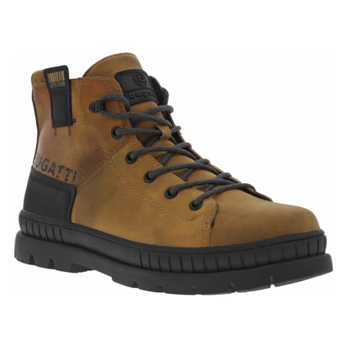 bugatti Men's Denim Boots, Yellow, 12.5