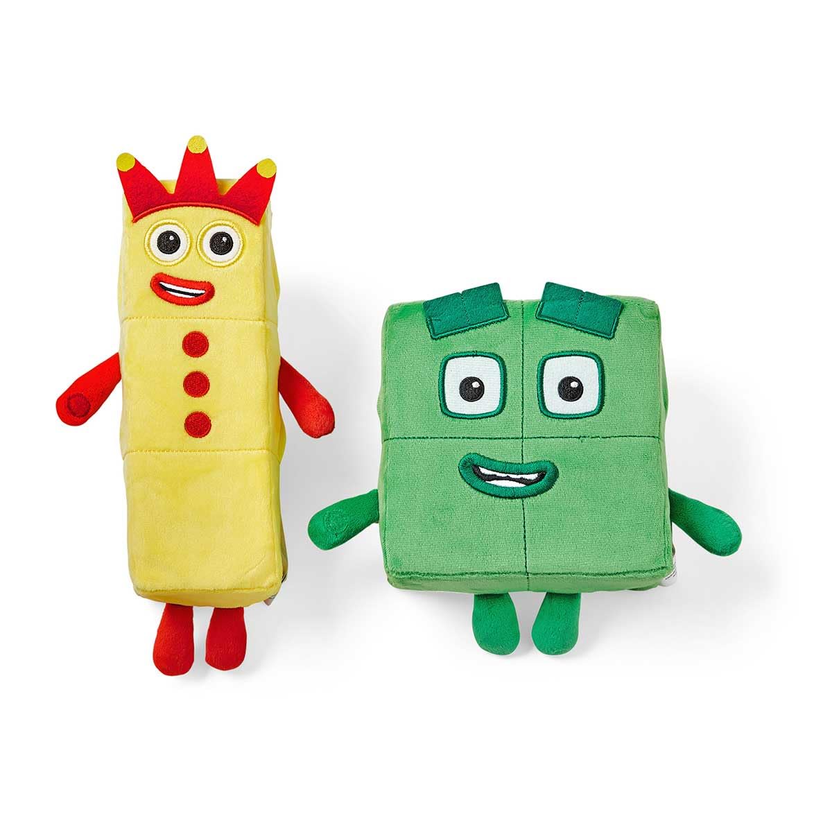 Learning Resources Numberblocks Three and Four Playful Pals, Cuddly Numberblocks Three and Four Plush Toys, Numberblocks Plush Girls and Boys, Soft Toys for Toddlers 1-3, Ages 18 Months+