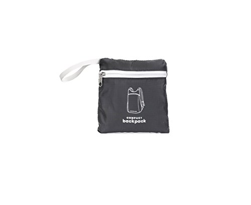 Kikkerland BB05-BK Compact Backpack, Black
