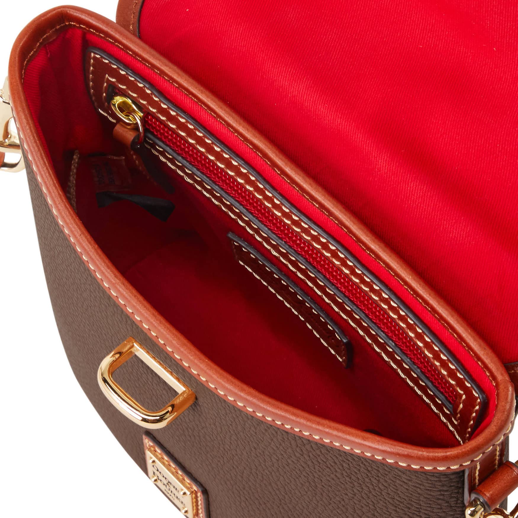 Dooney & Bourke Handbag, Pebble Grain Holly Bag Crossbody - Brown Tmoro