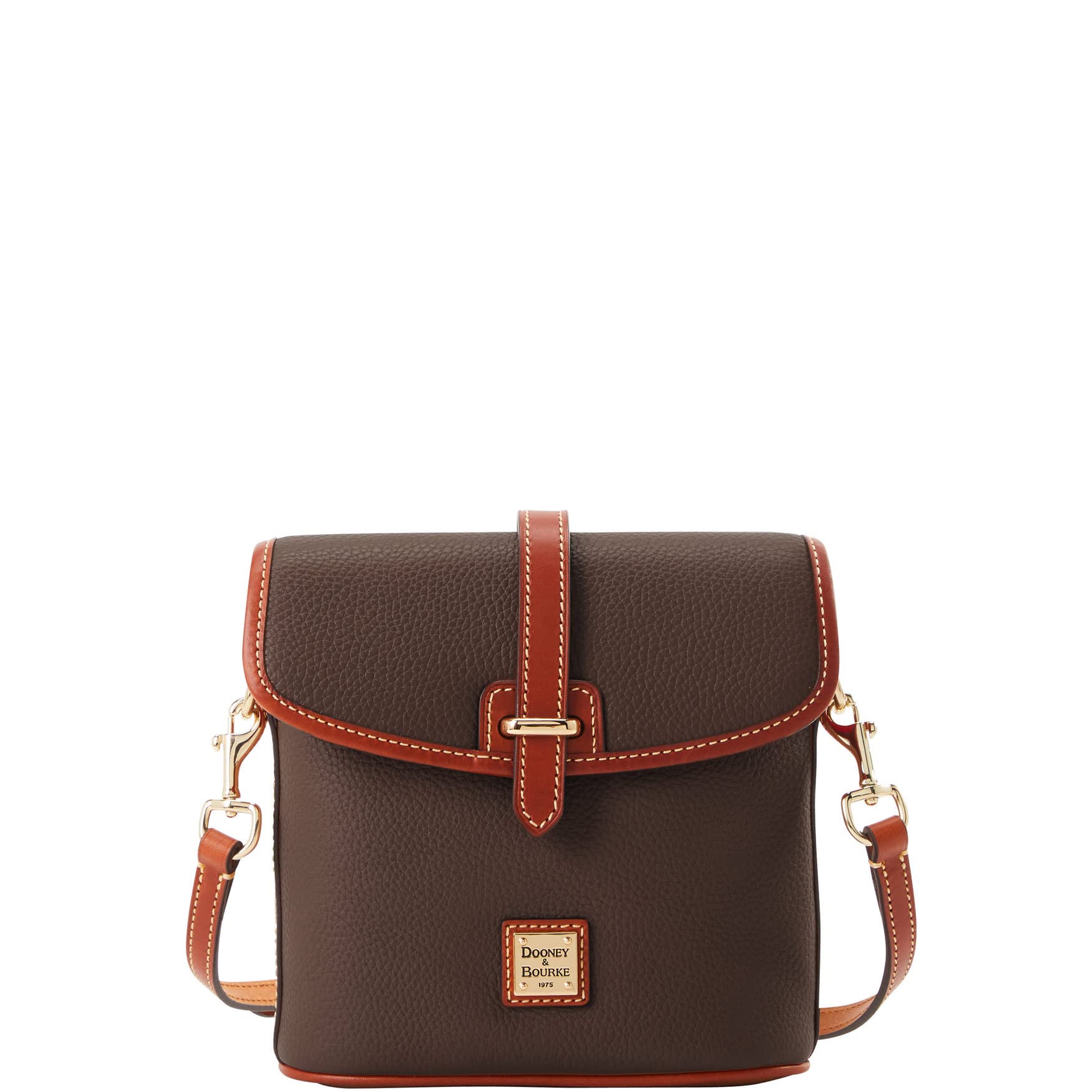 Dooney & Bourke Handbag, Pebble Grain Holly Bag Crossbody - Brown Tmoro
