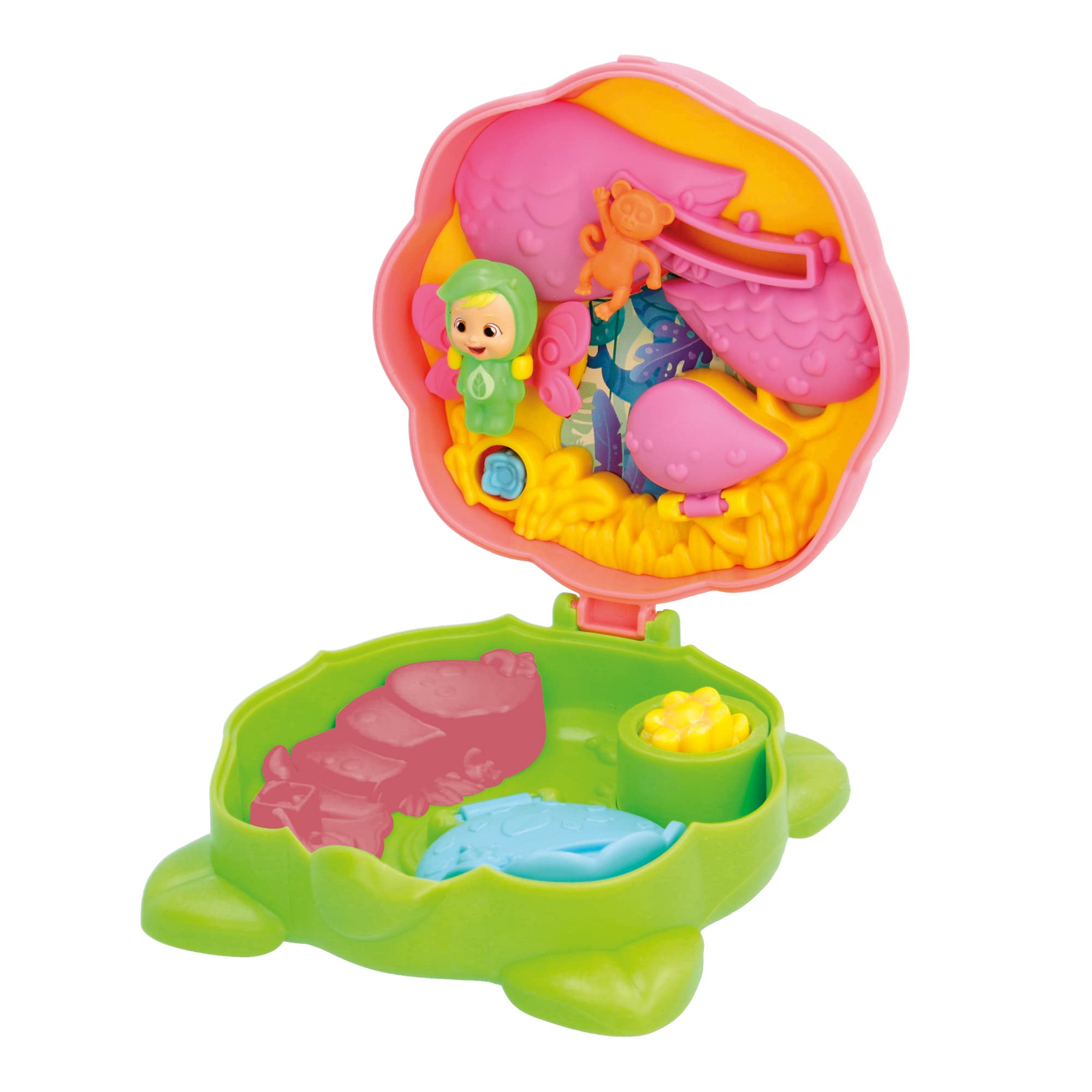 Cry Babies Little Changers Eco-Friendly Flower Compact Miniature Playset (Styles May Vary), for Girls and Boys Ages 3 and Up