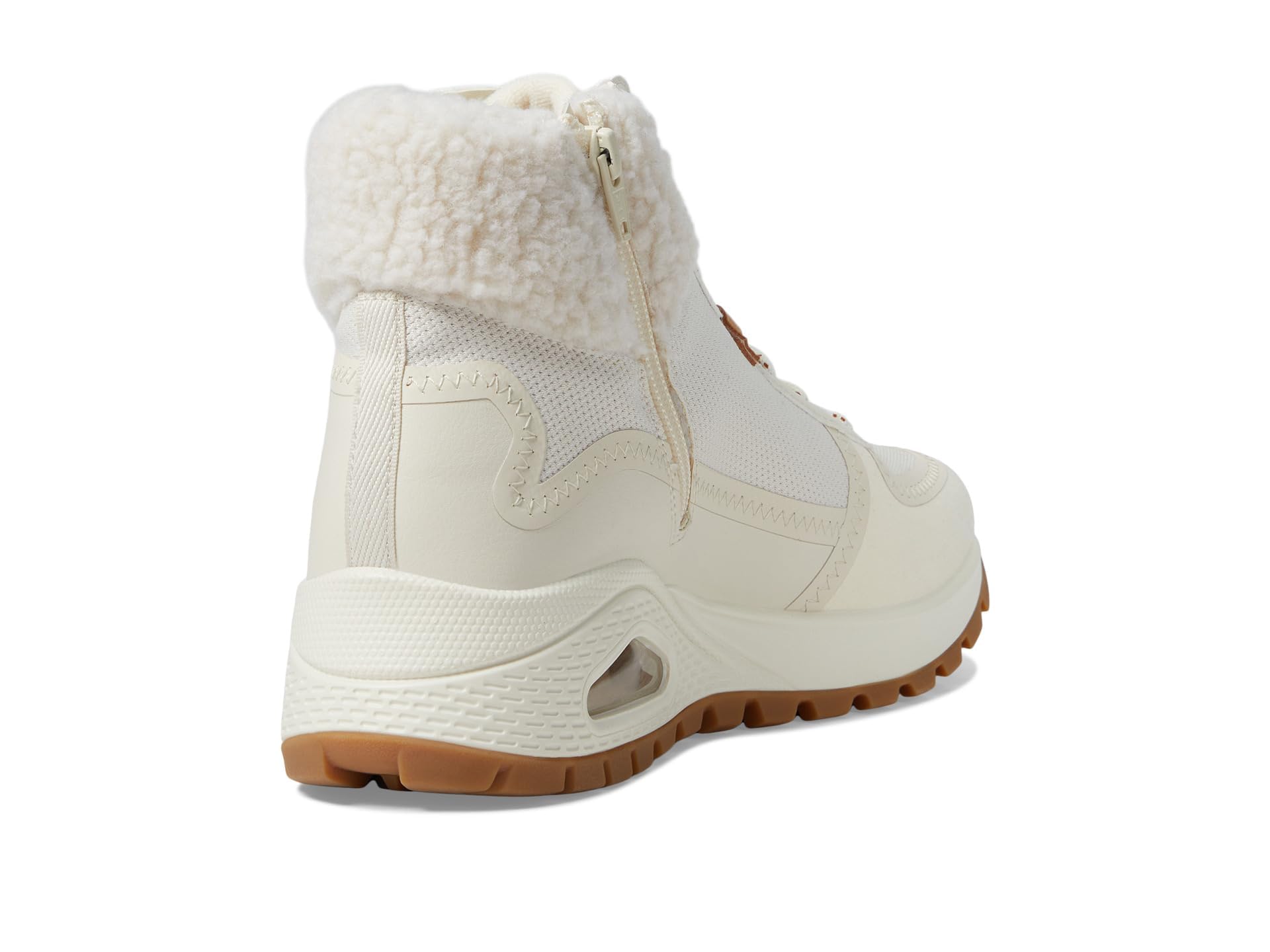 Skechers Women's UNO Rugged-Fall Mode Fashion Boot, Natural, 10