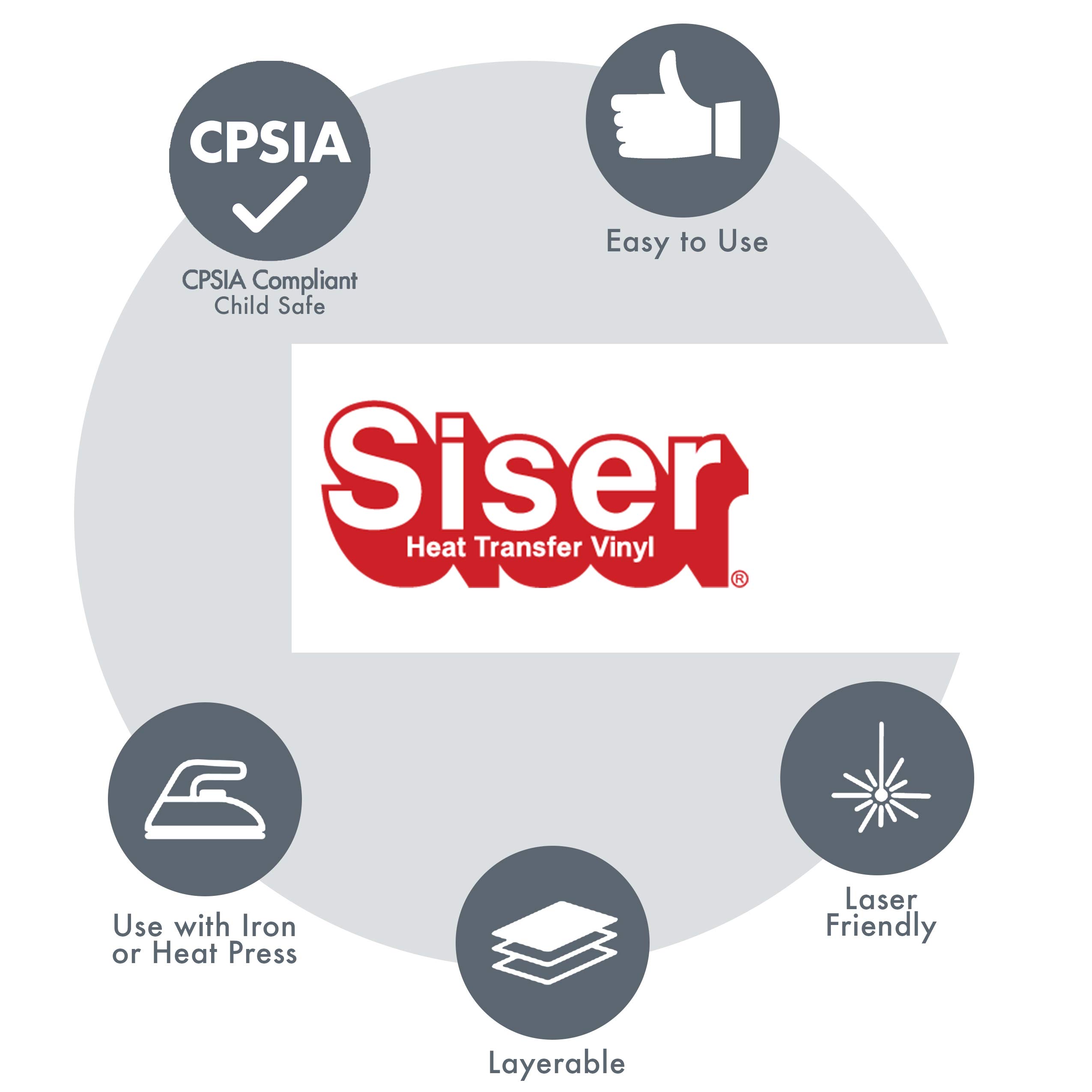 Siser EasyWeed Heat Transfer Vinyl 11.8" x 2FT Roll - Compatible with Siser Romeo/Juliet & Other Professional or Craft Cutters - Layerable - CPSIA Certified (Mustard - HEX #DF9522)