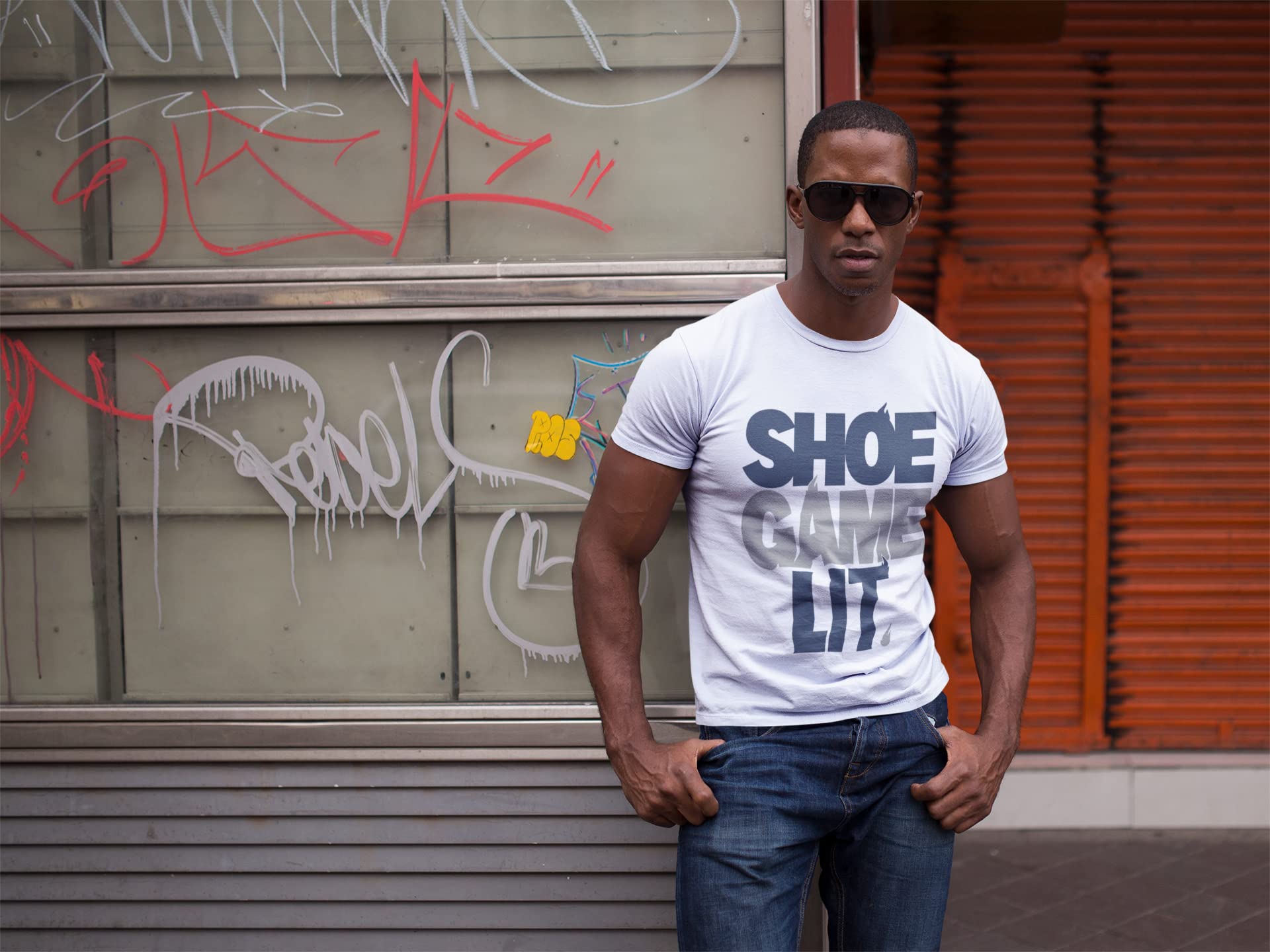Shirt to Match Cool Grey Jordan Retro 1 2 3 4 5 6 7 8 9 10 11 12 13 Sneakers, Men's Tee to Match Jordans